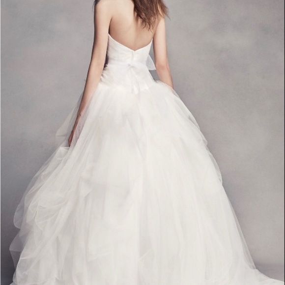 Vera Wang | Dresses | Vera Wang Hand Draped Tulle Wedding Gown | Poshmark